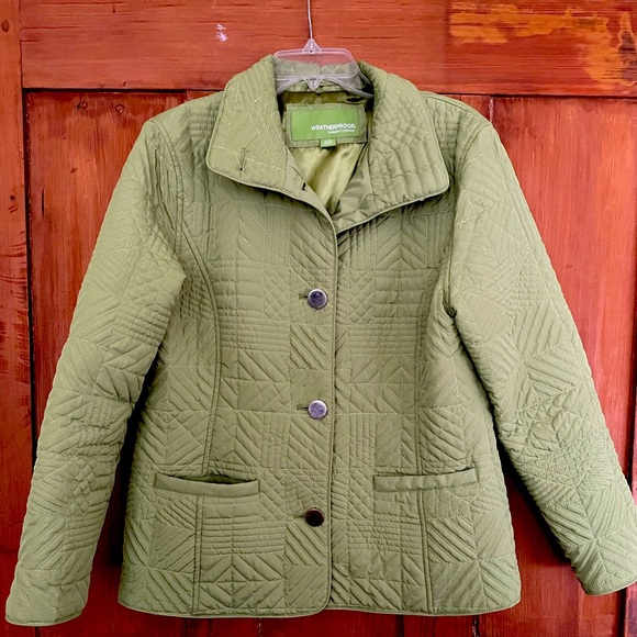 Weatherproof | Jackets & Coats | Womens Weatherproof Green Quilted ...